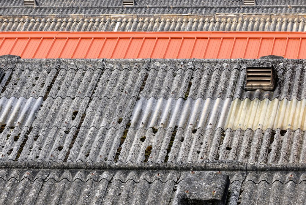 Asbestos roof image - Elite Waterproofing Limited